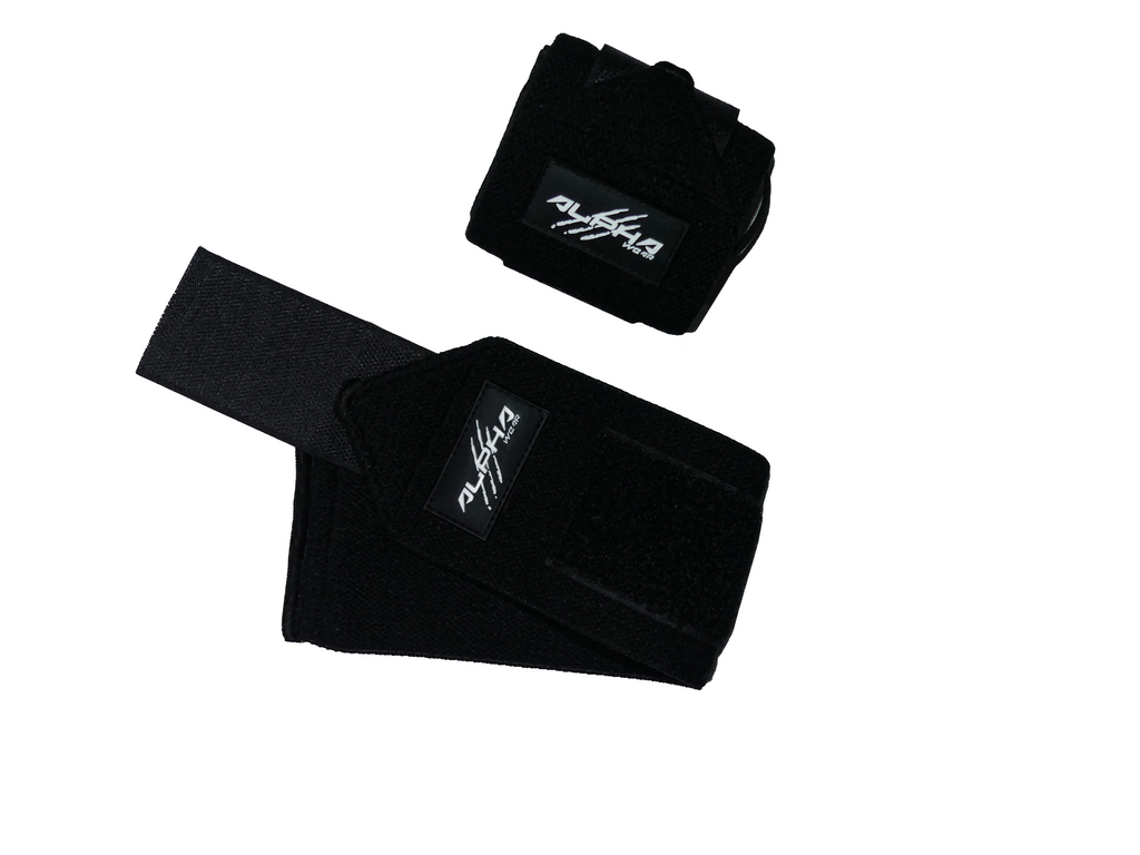 Alpha Wear Wrist Wraps- Black